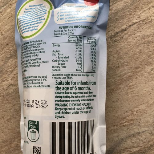 Woolworths Smiling Tums Food Pouch 6m+ Reviews | Tell Me Baby