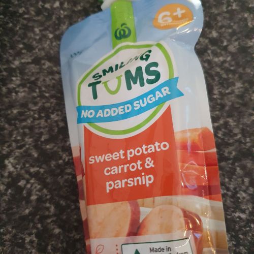 Woolworths Smiling Tums Food Pouch 6m+ Reviews | Tell Me Baby